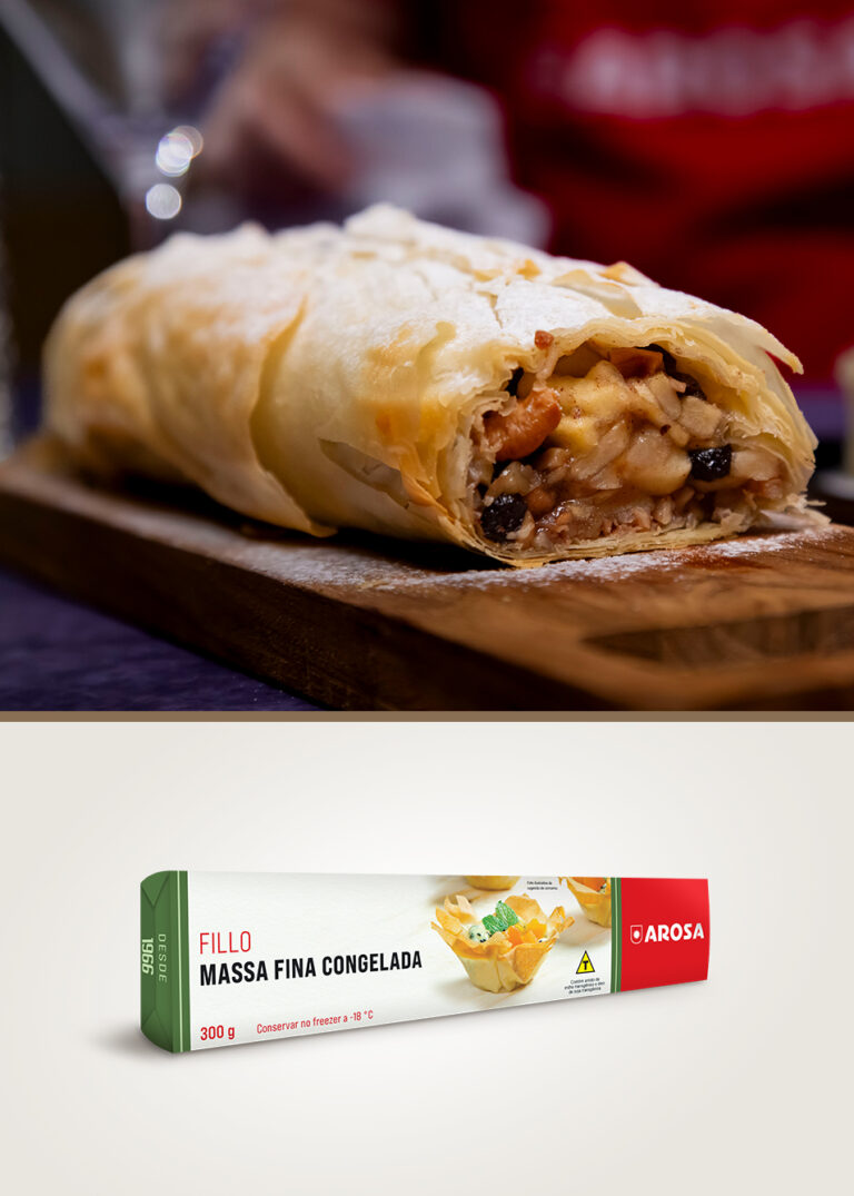 Strudel com Massa Fillo - Arosa