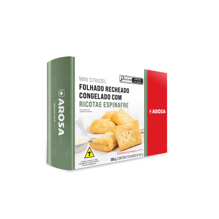 Mini Strudel Arosa - Ricota e Espinafre - Arosa